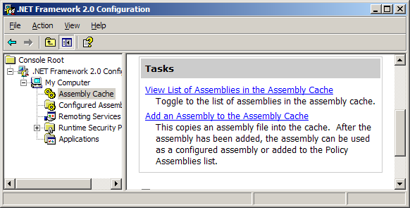 .NET, Global Assembly Cache (GAC)
